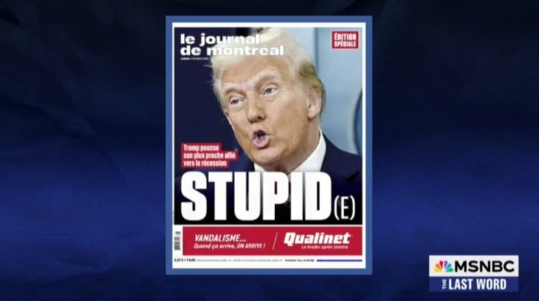 Montreal Newspaper Calls Trump "STUPID(e)" Over Useless Trade War ...