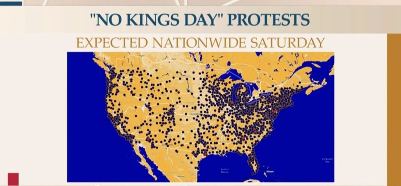 A Nation Divided: ‘No Kings’ Protests Sweep America As Trump’s Military ...