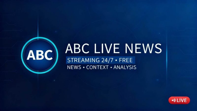 ABC News Live Stream Free 2026 — World News Tonight Online HD