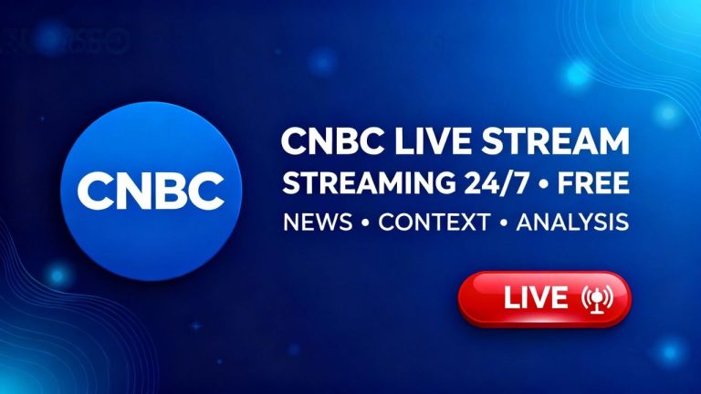 CNBC Live Stream Free 2026 — Watch CNBC TV Online HD