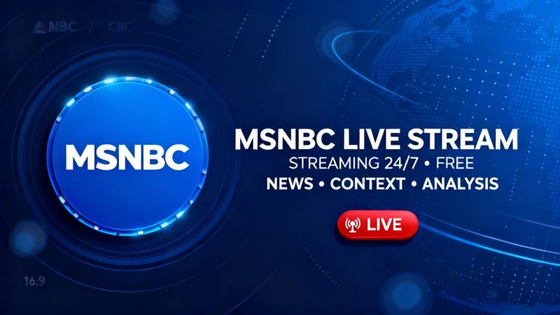 MSNBC Live Stream - MSNOW