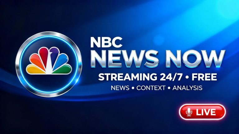 NBC News NOW Live Stream Free 2026 — Watch 24/7 Online HD