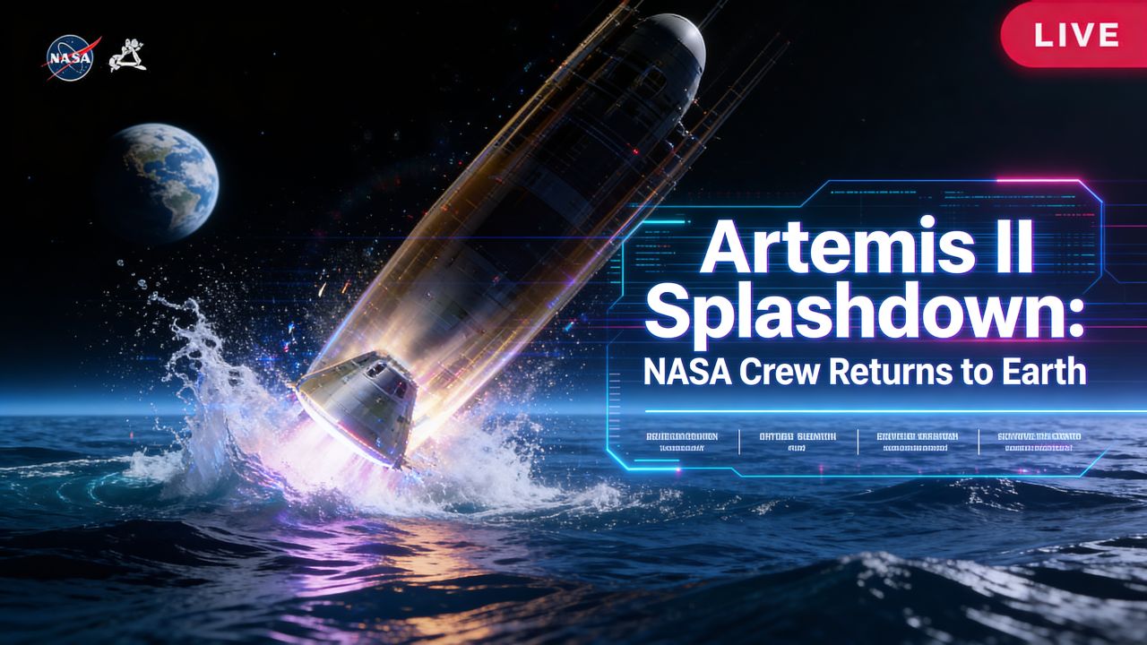 WATCH LIVE: Artemis II Splashdown Live: NASA Crew Returns To Earth ...